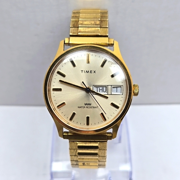Timex | Accessories | Mens Vintage Timex Marlin Manual Wind Gold Plated ...